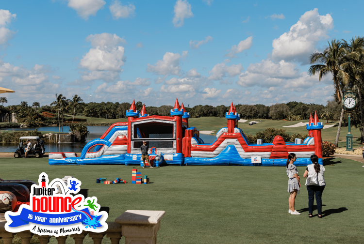 NEW 17' Tropical Pool Slide - Stuart Bounce